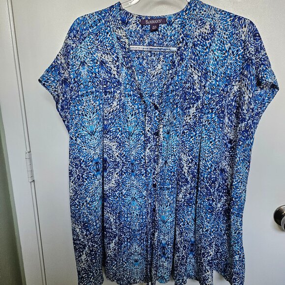 Roaman's | Tops | Size 2w Roamans Floral Blouse | Poshmark